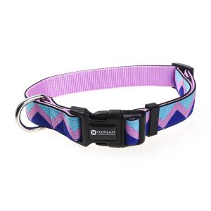 Quality Adjustable Dog Walking Collars And Leashes Rainbow Girl Newborn Puppy Collar for sale