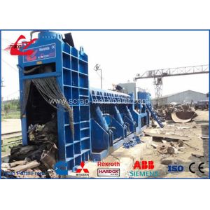 Quality PLC Control 360kw Shear Baler / Waste Vehicles Scrap Shearing Press Machine for sale