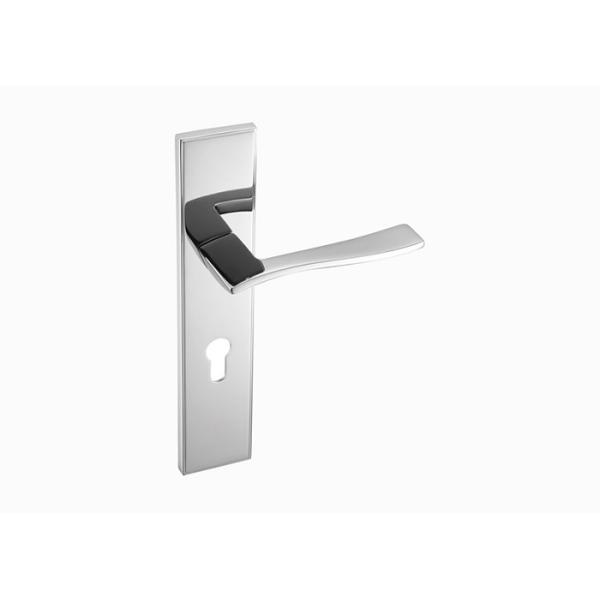 Quality Security Luxury Solid Brass Gold Interior Door Pull Handle Lock Set 133mm 63mm for sale