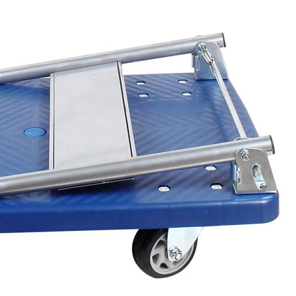 Quality Silent Durable Plastic Platform Trucks , Hand Truck Trolley 150kg for sale