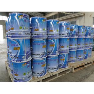 Quality 25kg/Barrel Iron Red Thixotropic Polyurethane Waterproofing Coating For Vertical for sale