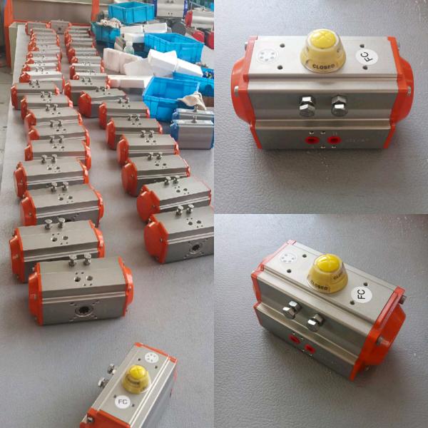Quality AT Series Pneumatic Rotary Actuato Single Acting Spring Return Aluminum Actuator for sale