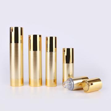 Quality 15ml 30ml 50ml Gold Slide Nozzle Airless Pump Bottles for sale