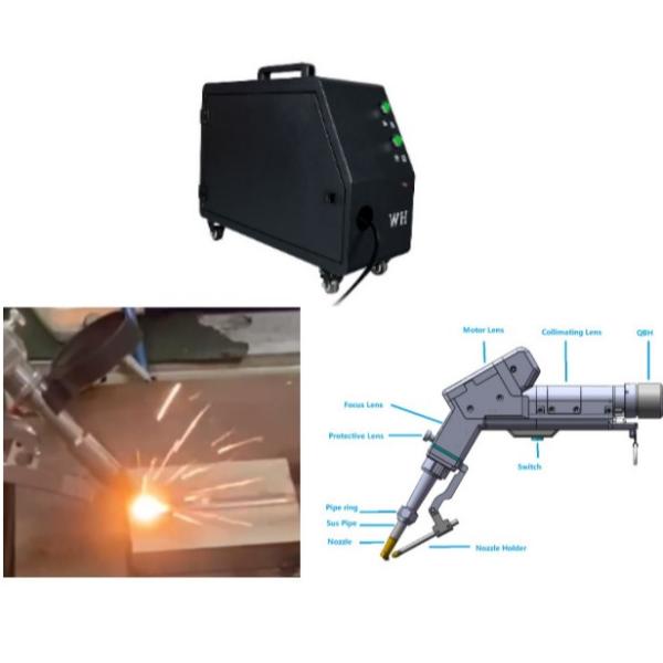 Quality Lightweight Handheld Single Motor Laser Welding Machine For Welding 4mm Aluminum for sale
