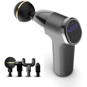 Quality USB Type C Handheld Percussion Massage Gun 20 Speeds 3200rpm for sale