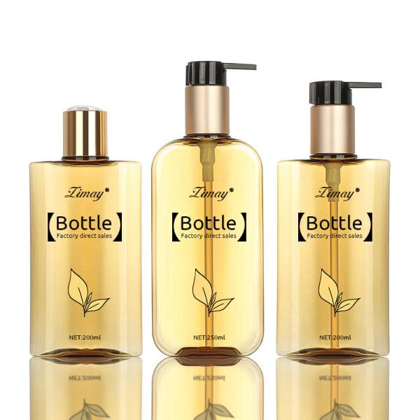 Quality Hot Stamping Disc Cap Bottle , Square Lotion Pump Bottles 69mm Diameter for sale