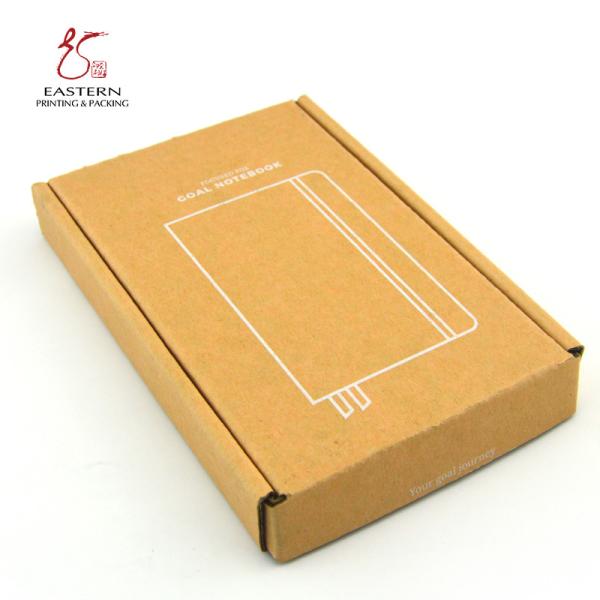 Quality Eastern Black Kraft Paper Corrugated Shipping Boxes E Fute for sale