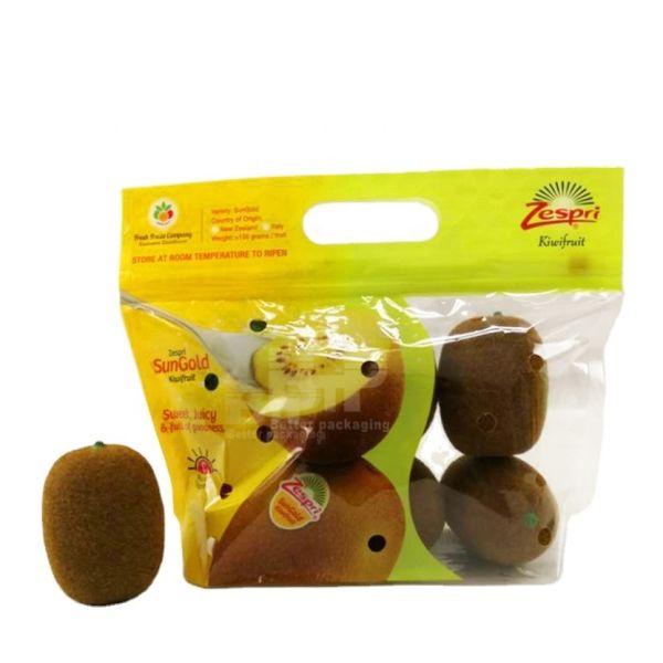 Quality Custom Printed Fruit Plastic Bag Recyclable Stand up Pouch Kiwi Fruit Cherry Vegetable Food Packaging Bags for sale