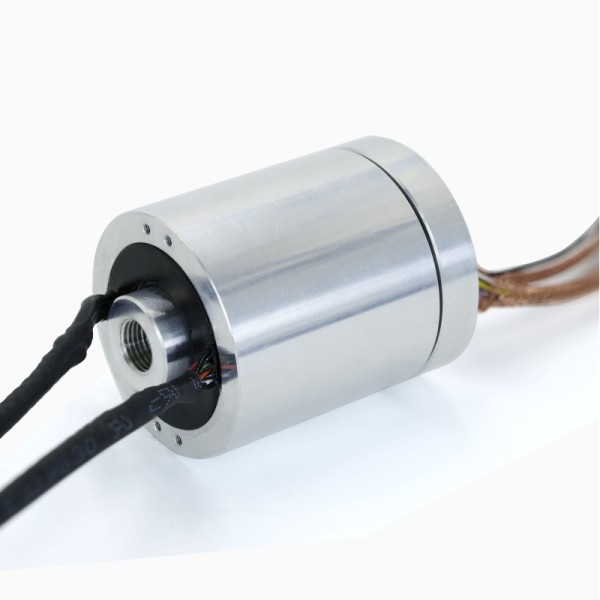 Quality 12 Power Transfer Circuits 8bar Air Rotary Union with RC1/8 Connector for Industrial Applications for sale