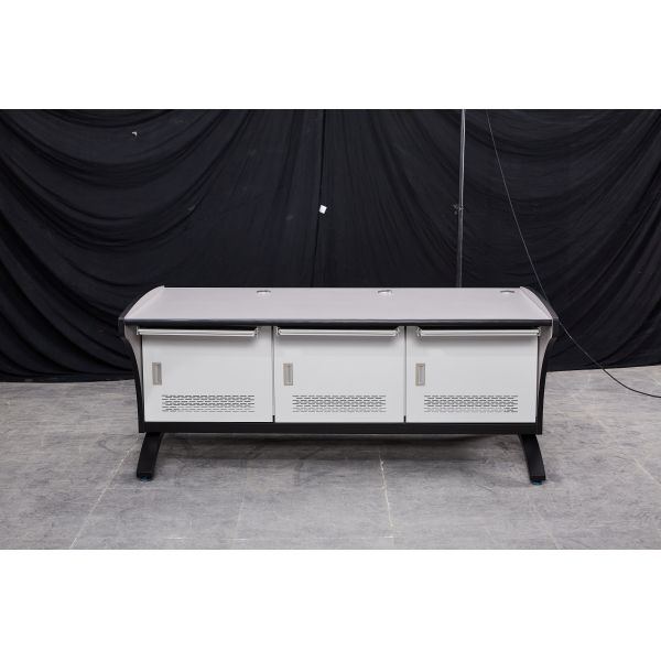 Quality Industrial Control Room Wood Surface Three Person Operating Table with Easy for sale