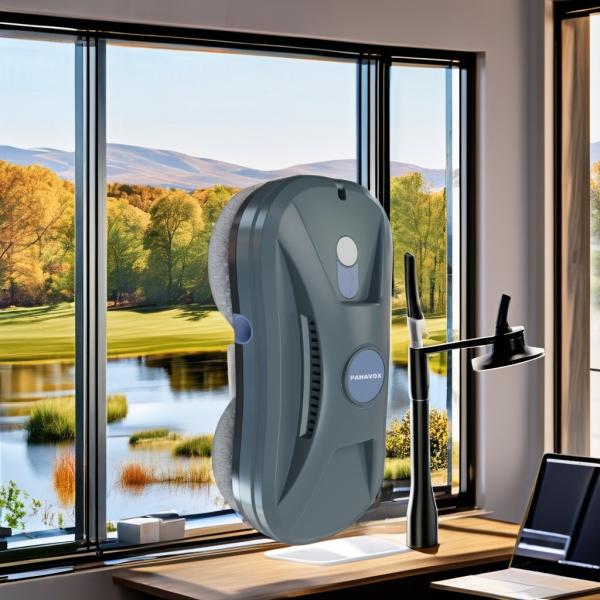 Quality OEM Smart Vacuum Window Robot Cleaner 265mm Automated Window Washer for sale