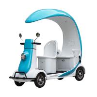 China Blue Scenic 3 Seater Mobility Scooter Park Sightseeing Car44 factory