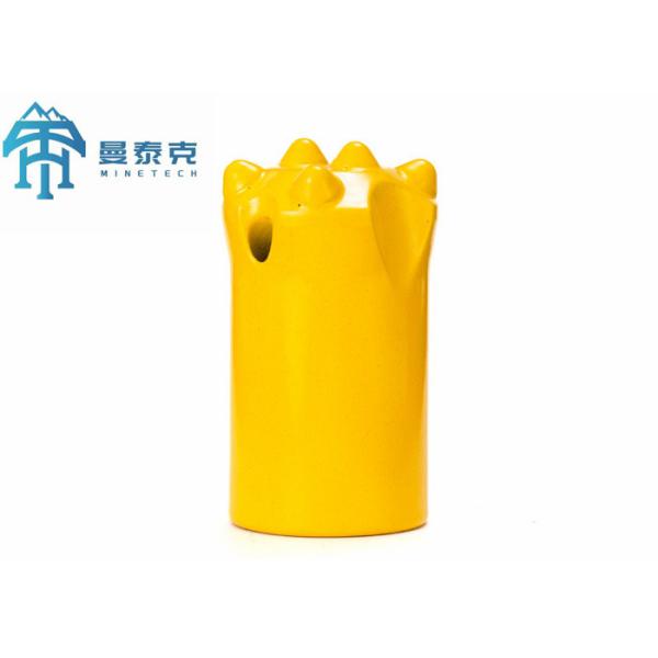 Quality 38mm Tapered Button Bit With 7 Tungsten Carbide Tips For Blasting Hole And for sale