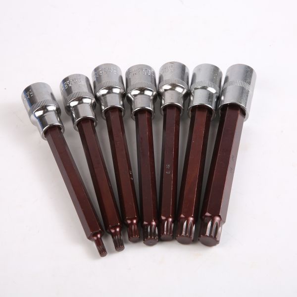 Quality 55MM To 200MM Bit Socket Set With Bright Color S2 Material for sale