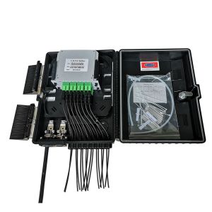 Quality ABS FDB Nap Fiber Optic Distribution Box 16 Ports Network Termination Box for sale