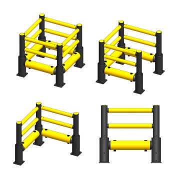 Quality A56: HC MC Polygon Anti-Collision Guardrails Warehouse Safety Barrier Traffic for sale