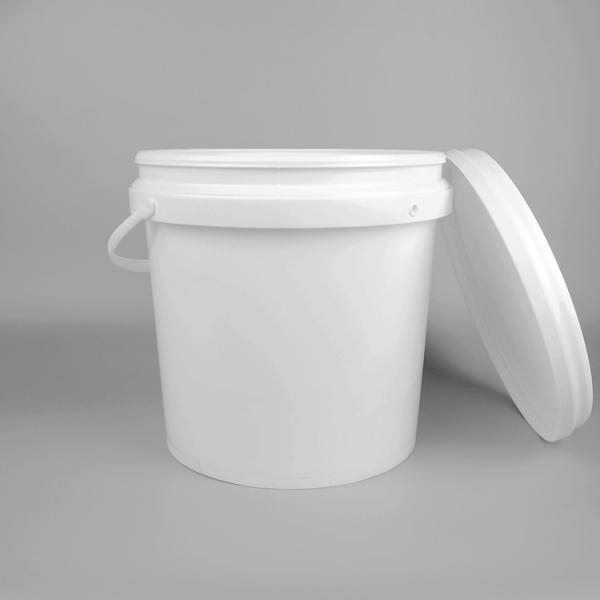 Quality 9L 3 Gallon Plastic Paint Bucket with Lid IML and Screen Printing for sale