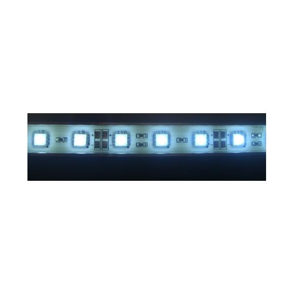 Quality DC 12V 5M 5050 RGB 300 LED Strip , Warm White Aluminum Digital RGB LED Strip for sale