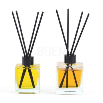 Quality Anozied Gold Cap Glass Aroma Diffuser Bottle Square Screw neck for sale