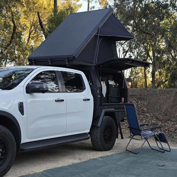 Quality Outdoor Triangle Rooftop Tent 210*145*150cm Camping Outside Hard Shell Rooftop for sale