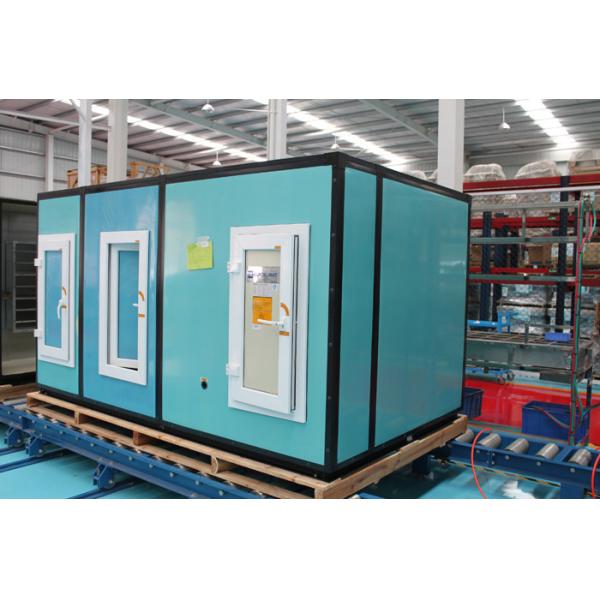 Quality 50 mm PU Insulation Double Skin Modular Fresh Air Handling Unit With Heat for sale