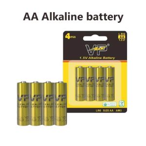 Quality 1.5V LR6 Dry Cell AM3 Ultra Alkaline Cell Battery 380Mins AA Primary VP Battery for sale