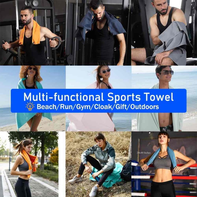 Multi-functional Sports Towel Beach/Run/Gym/Cloak/Gift/Outdoors