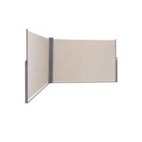 Quality 160*600cm Double Retractable Vertical Wind Screen Privacy Divider with Aluminum for sale