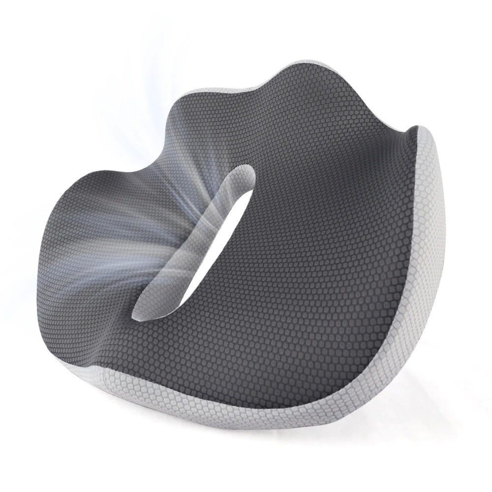 Quality Memory Foam Chair Cushion and Lumbar Back Cushion for Office Chair Health Care for sale