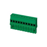 Quality 4000V Plug In Terminal Block Connector CPT 5.08mm Pitch 1*18P Green PA66 SN Plated for sale
