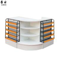 Quality Retail Supermarket Checkout Counter Cashier Register Table Customoized for sale