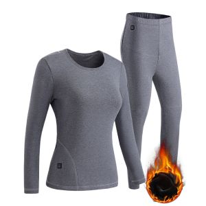 Quality USB Charging Electric Heating Suit Thermal Long Sleeve Underwear for sale