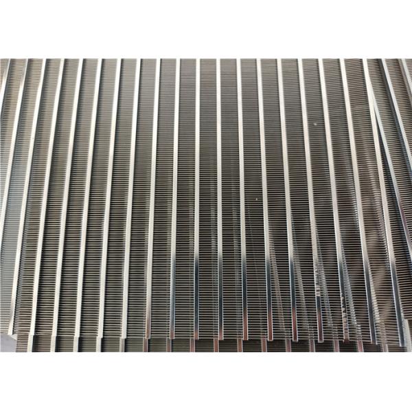Quality Easy To Leakage 20inch 250 Micron Wedge Wire Screen , Steel Mesh Screen For Mining for sale