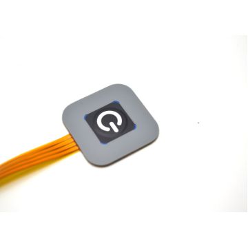 Quality FPC Circuit Metal Dome Membrane Key Switch Single Button Flat And Tactile Type for sale