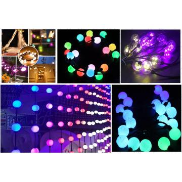 Quality 35MM DC12V LED Pixel Ball SPI Control SMD5050 DMX RGB Sphere LED Ball Light for sale