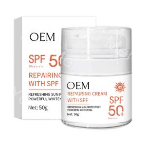 Quality UV Protection Sun Cream SPF 50 Face Cream Daily Sunscreen Moisturizer ODM for sale