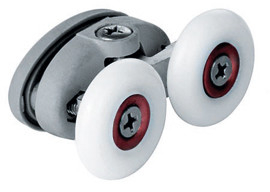 Quality 5-6mm Thick Curved Shower Door Rollers Replacement Bottom Rollers for sale