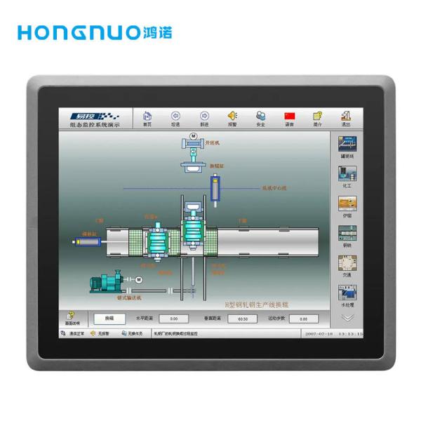 Quality 10 Point LCD Embedded Industrial Monitor 15 Inch With Aluminum Material for sale