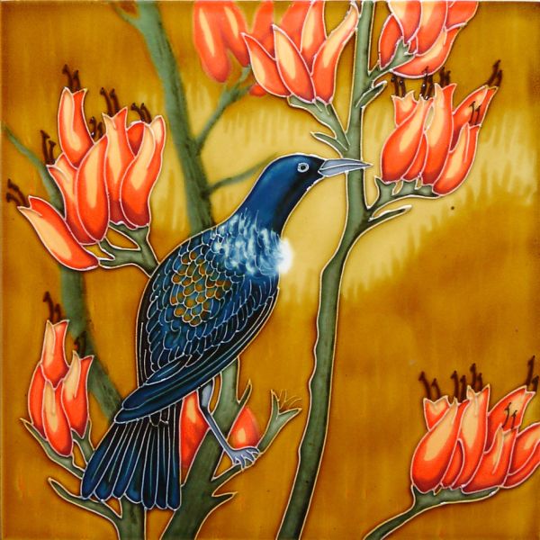 Quality Lovely Hand Painted Ceramic Decorative Art Wall Hanging Tiles for Home Decoration for sale