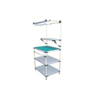 Quality Flexible Logistics Light Duty Lean Pipe Workbench With LED Light for sale