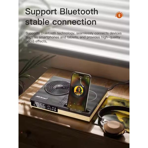 Quality Smart Wireless Charging Bluetooth Speaker 3 In 1 Fragrance Machine 9V for sale