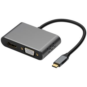 Quality New USB-C to HDMI 2.0b (4K 60Hz) or VGA 1080p for connectivity to a monitor or for sale
