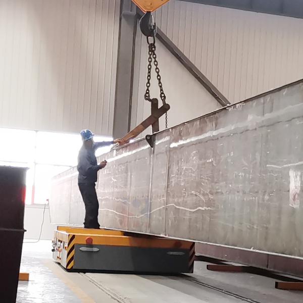 Quality 20 Tons Concrete Mould Rail Transfer Trolley Using In Painting Workshop ISO9001 for sale