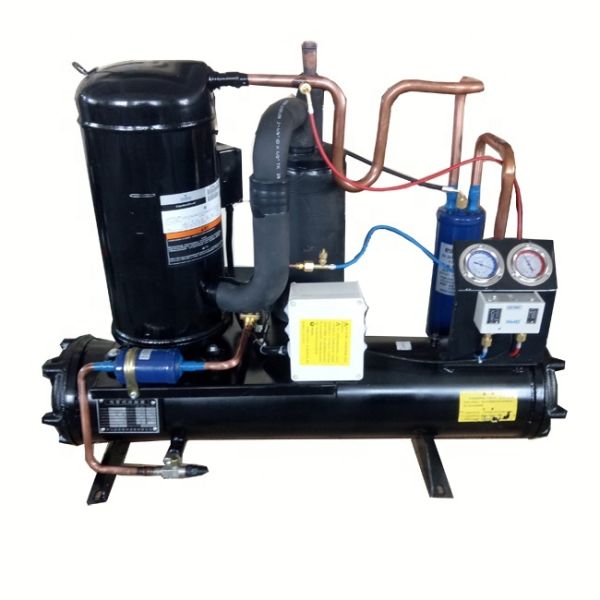 Quality 3HP 380V Water Cooled Condensing Unit with ZB21KQ Compressor for sale