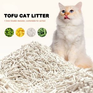 Quality High Absorption Tofu Cat Litter Dust Free Strong Odor Control Environmentally for sale