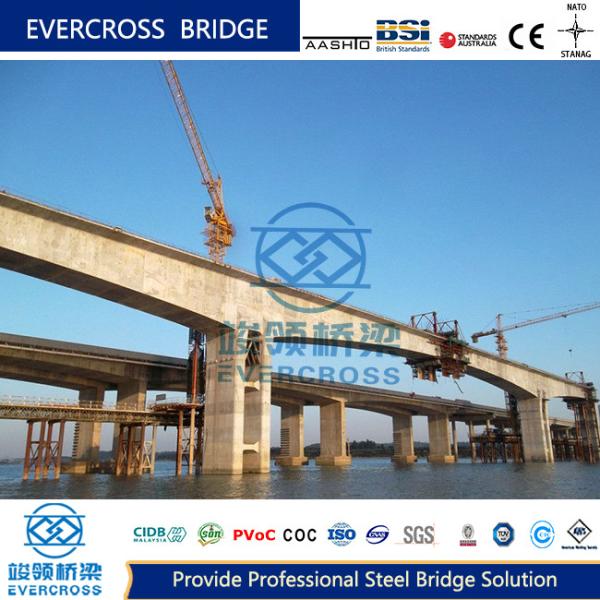 Quality 3m Height Steel Box Girder Bridge Weather Resistant Modular Steel Bridge for sale