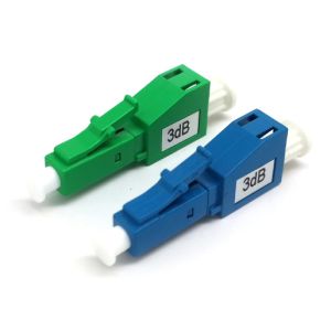 Quality 1DB 20DB Fiber Optic Attenuator LC Fixed Single Mode Male To Female for sale