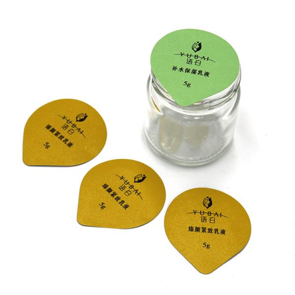 Quality Aluminium Dairy Packaging Yoghurt Pot Lids 70 Micron for sale