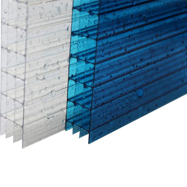 Quality 10-year Warranty Uv Coated Best Choice Type Multiwall 20mm Polycarbonate Roofing X Triple Pc Hollow Sheet for sale