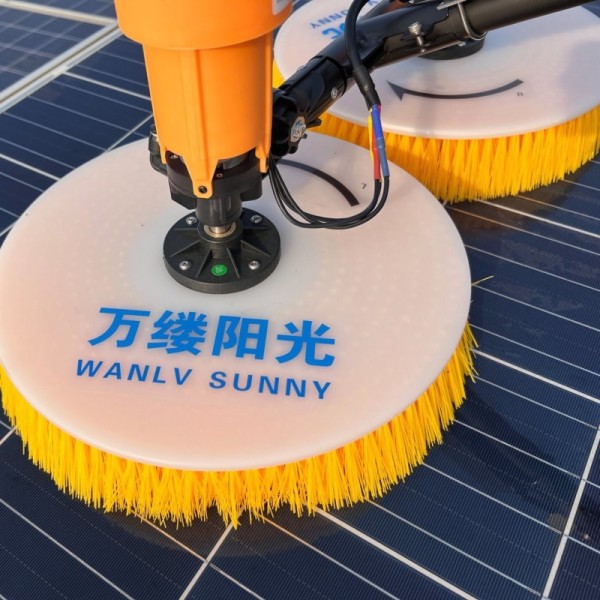 Quality Nylon Bristle Double-Head Rotating Brush for Solar Cleaning Customized Request Accepted for sale